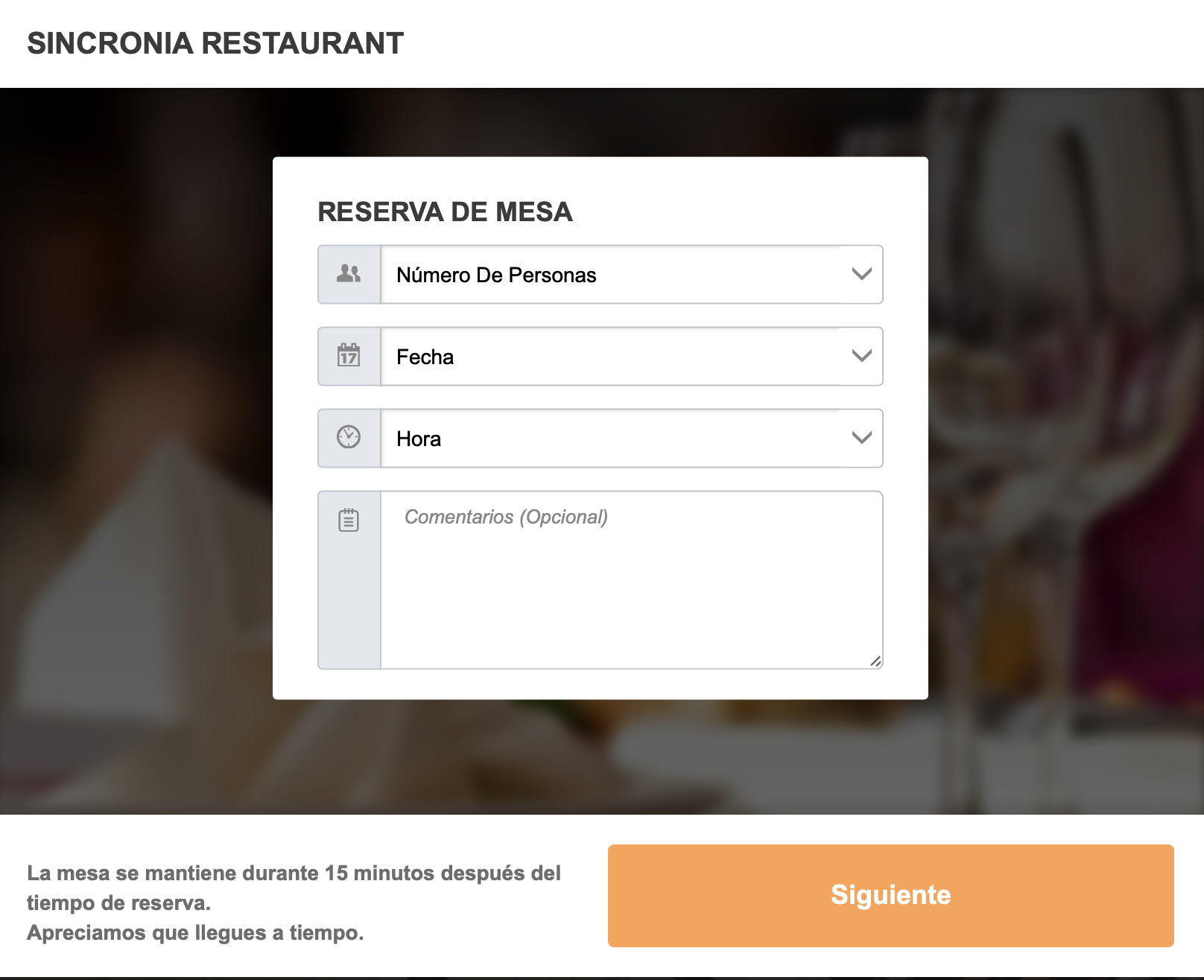 INICIO - Sistema Delivery y Reserva de Mesas